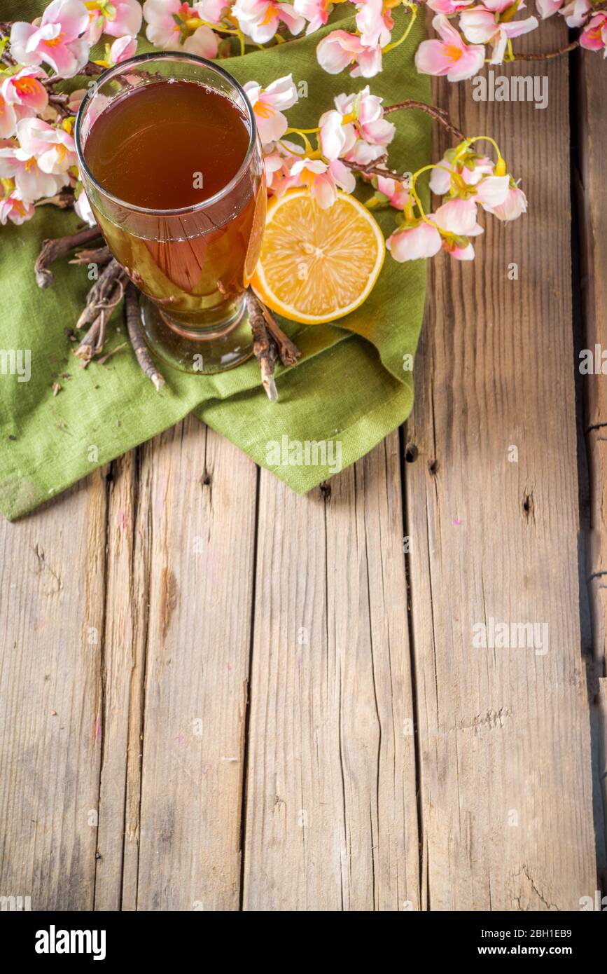 Indian Nannari sherbet drink, or refreshing summer lemonade cocktail ...