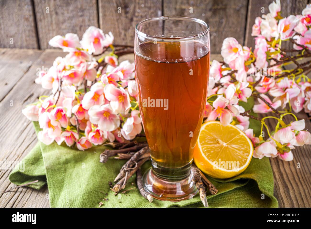 Indian Nannari sherbet drink, or refreshing summer lemonade cocktail ...