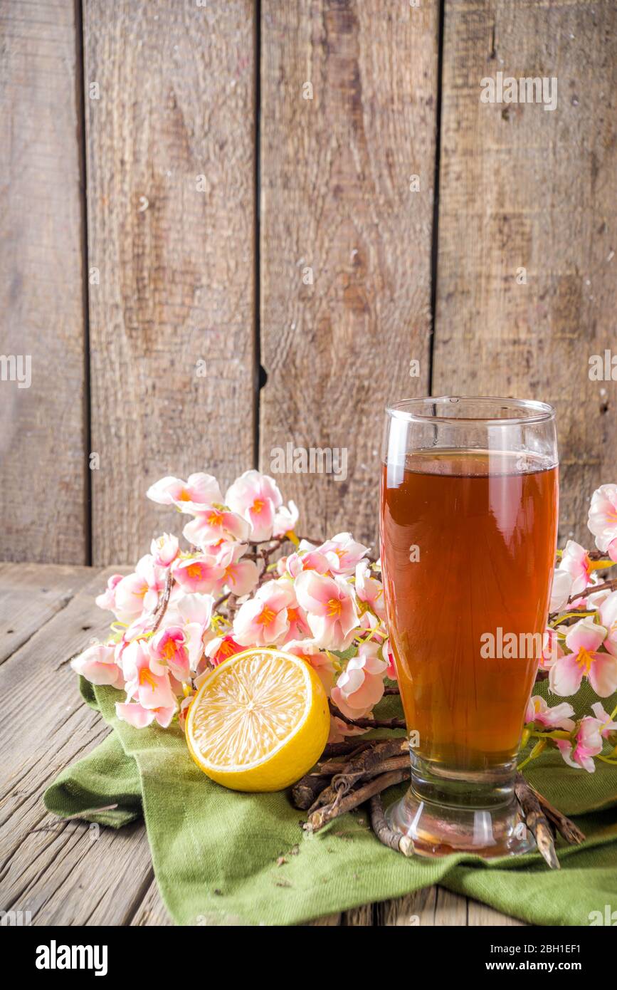 Indian Nannari sherbet drink, or refreshing summer lemonade cocktail ...