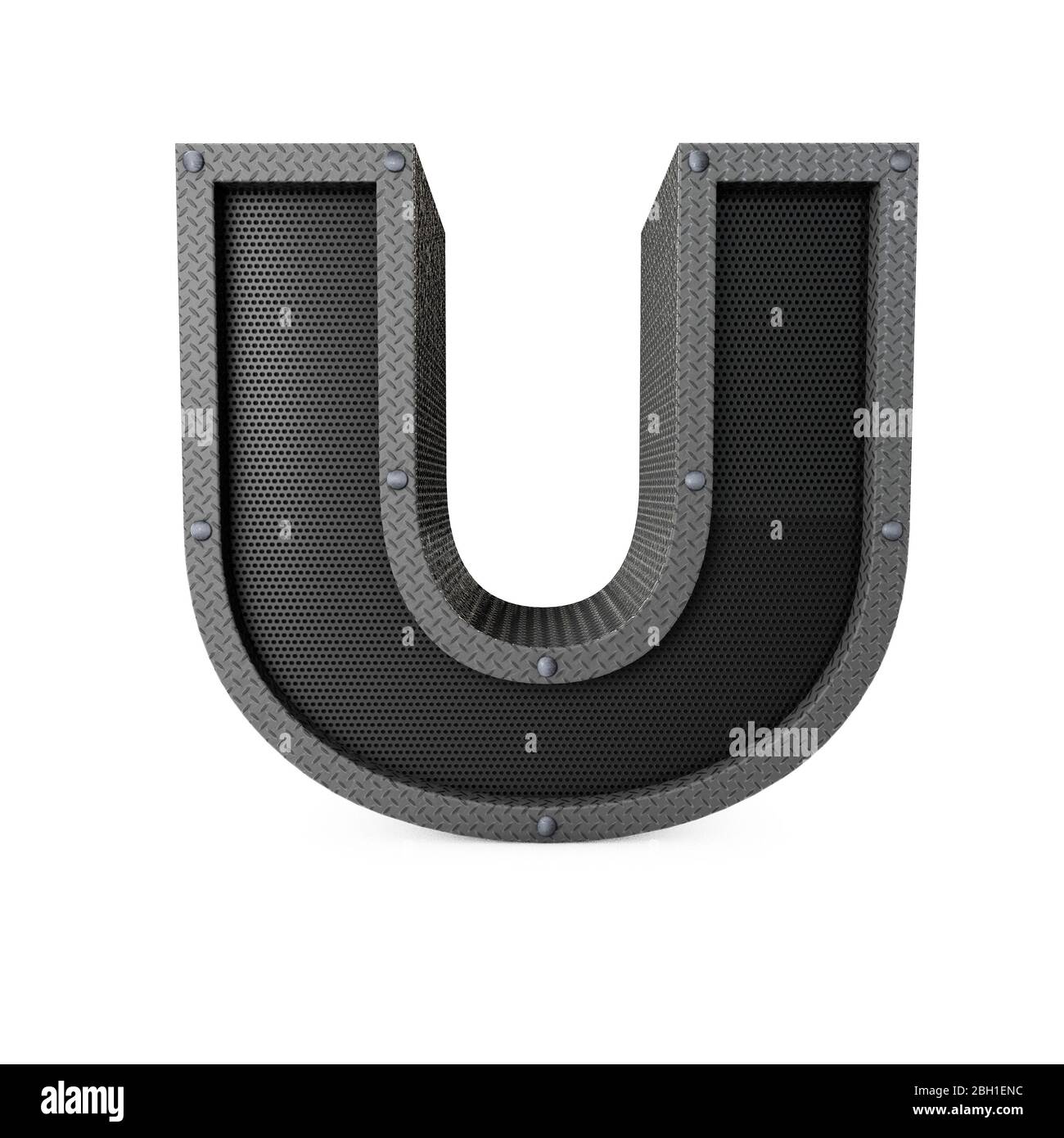 U Letter In 3d