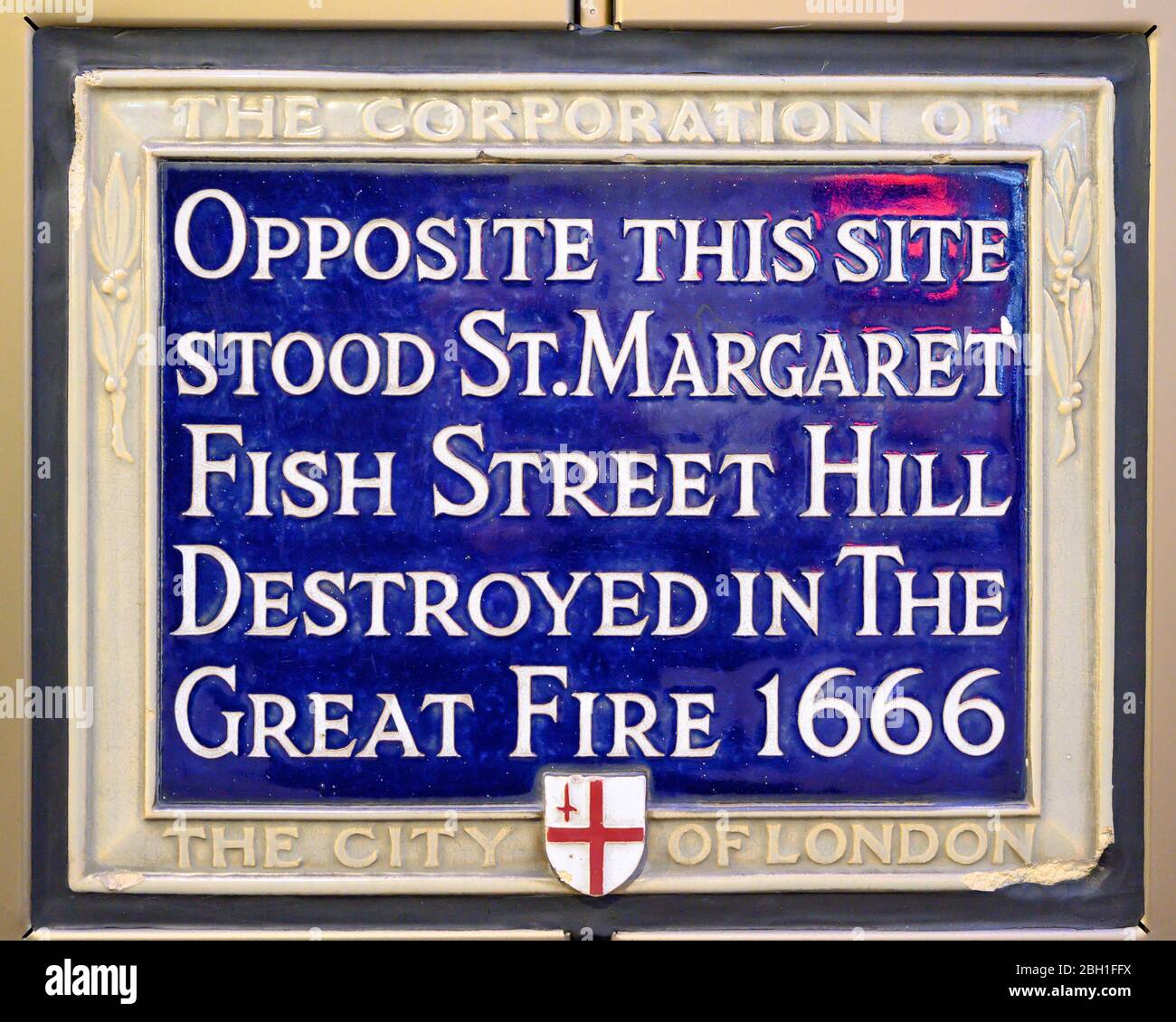 Fish Street Hill, Monument Street, EC3, London Stock Photo - Alamy