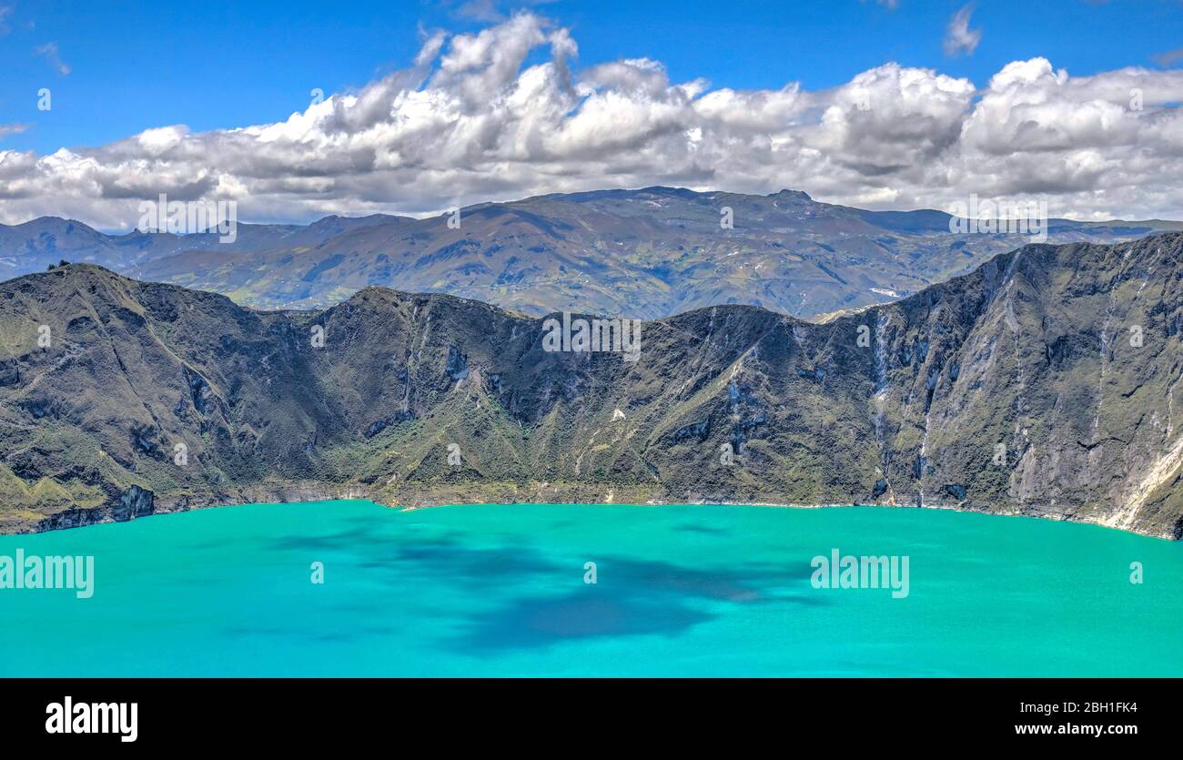Quilotoa Crater Lake, Ecuador Stock Photo - Alamy