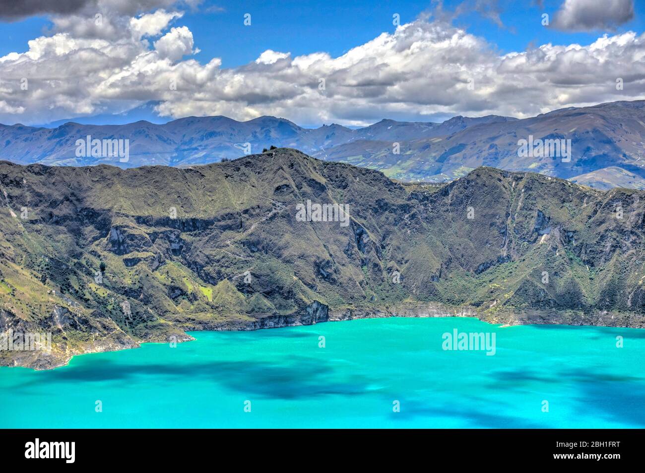Quilotoa Crater Lake, Ecuador Stock Photo - Alamy