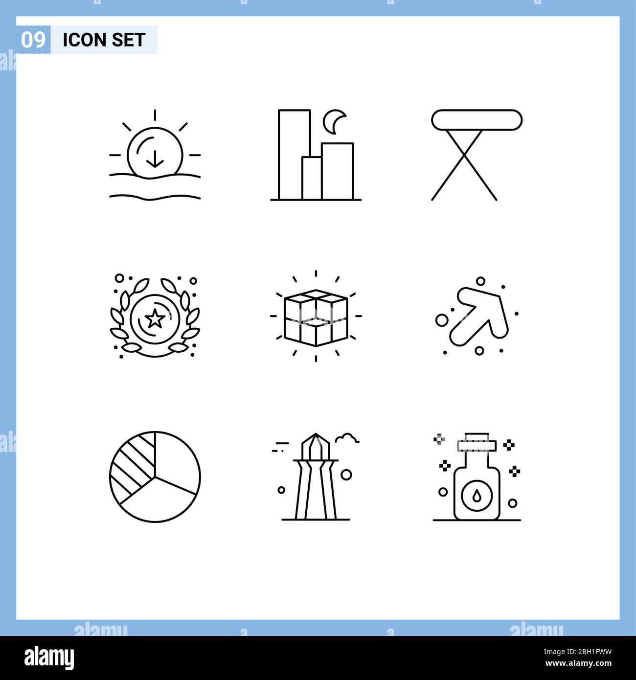 Skyline diagram Stock Vector Images - Alamy