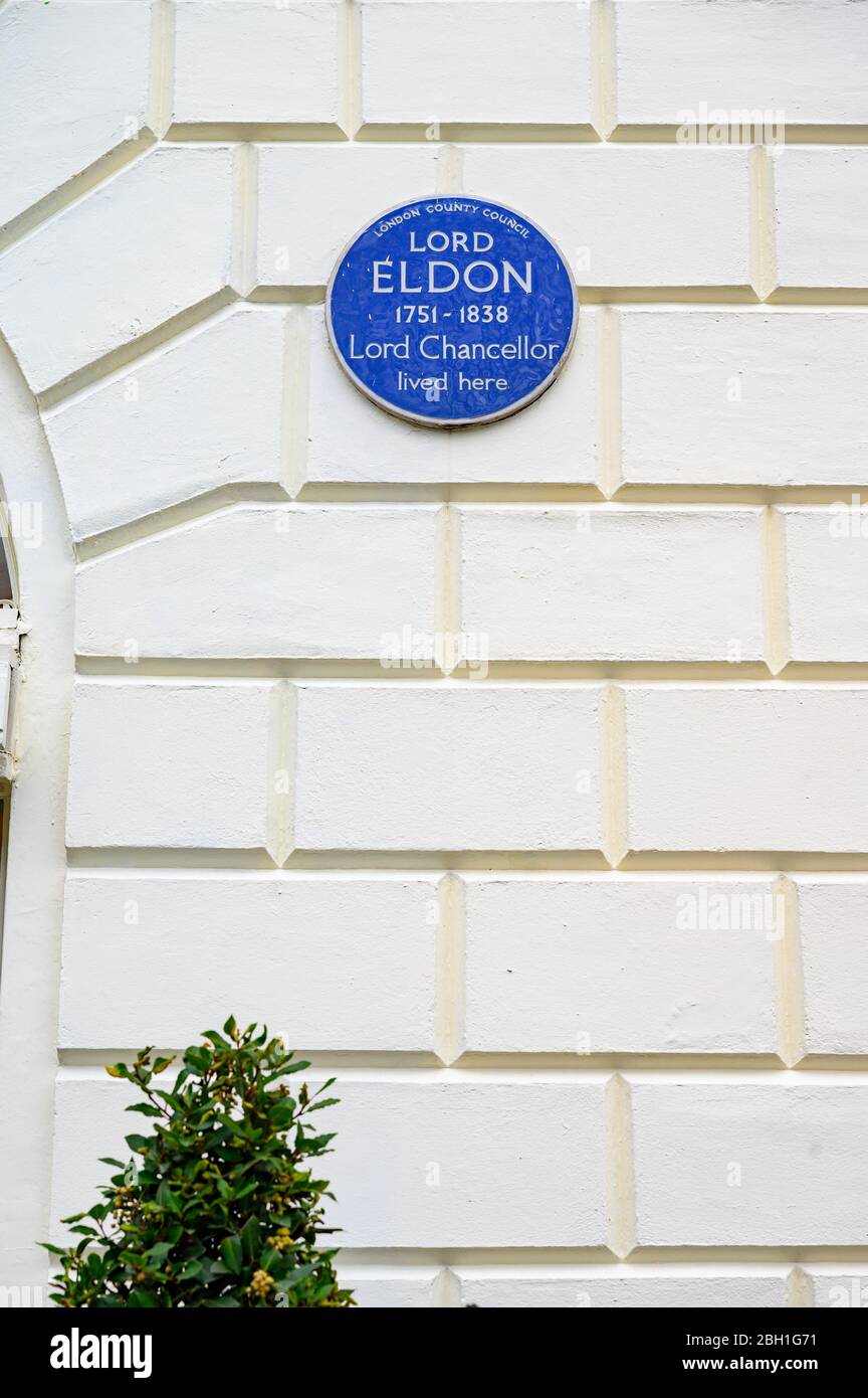 Lord Eldon, 6 Bedford Square, London Stock Photo - Alamy