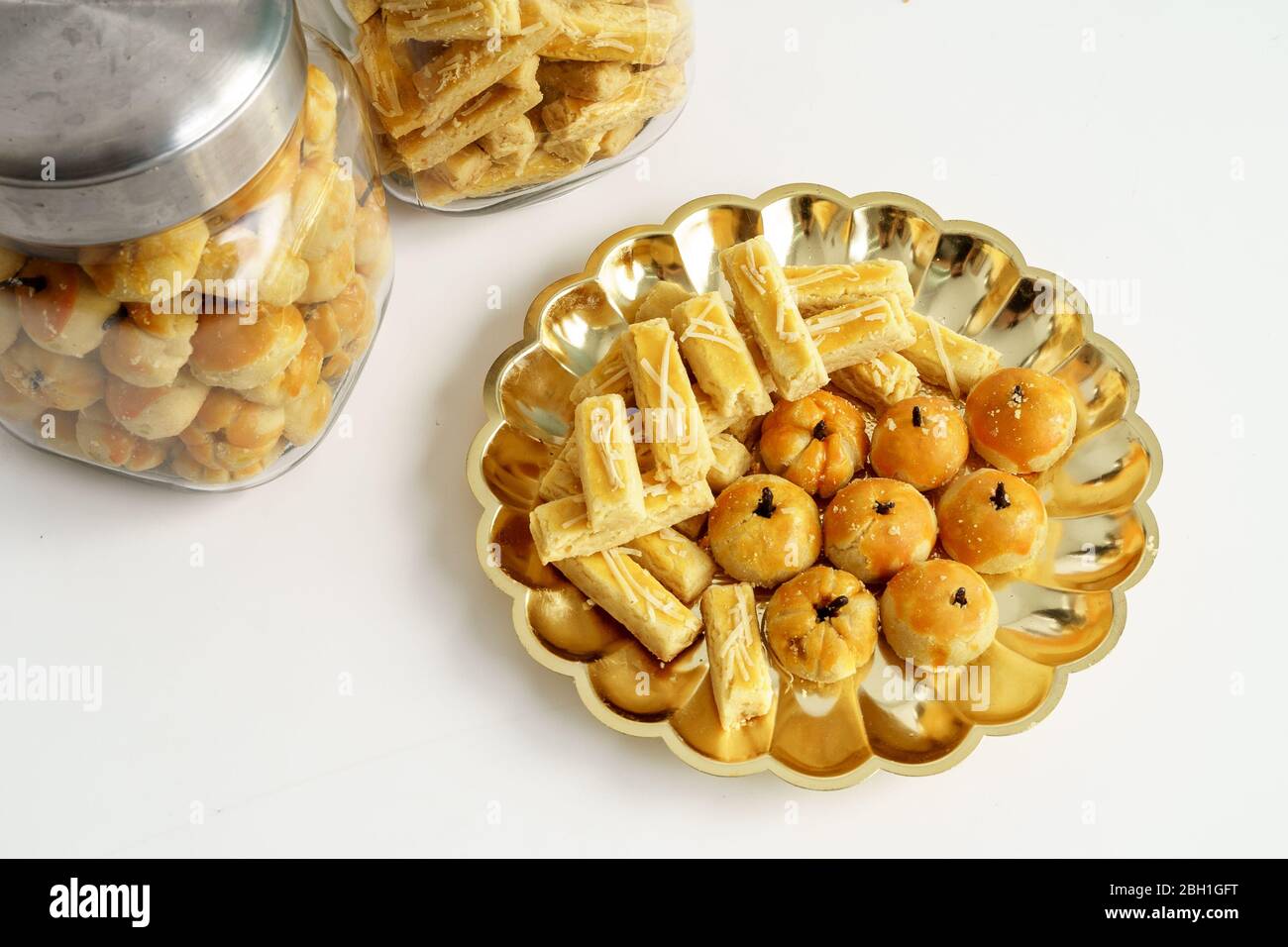 Delicious snack for eid mubarak tradition. traditional islamic snack ...