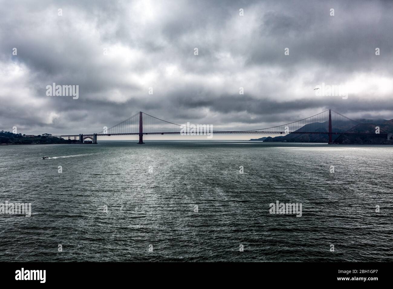 Sailing ship under golden gate bridge hi-res stock photography and ...