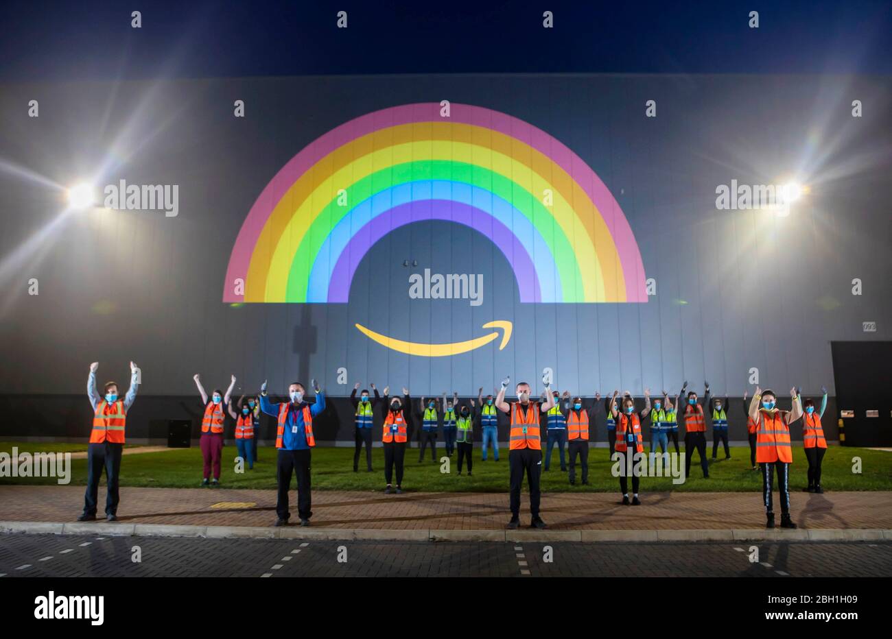 EDITORIAL USE ONLY Online retailer Amazon is showing its thanks to the ...