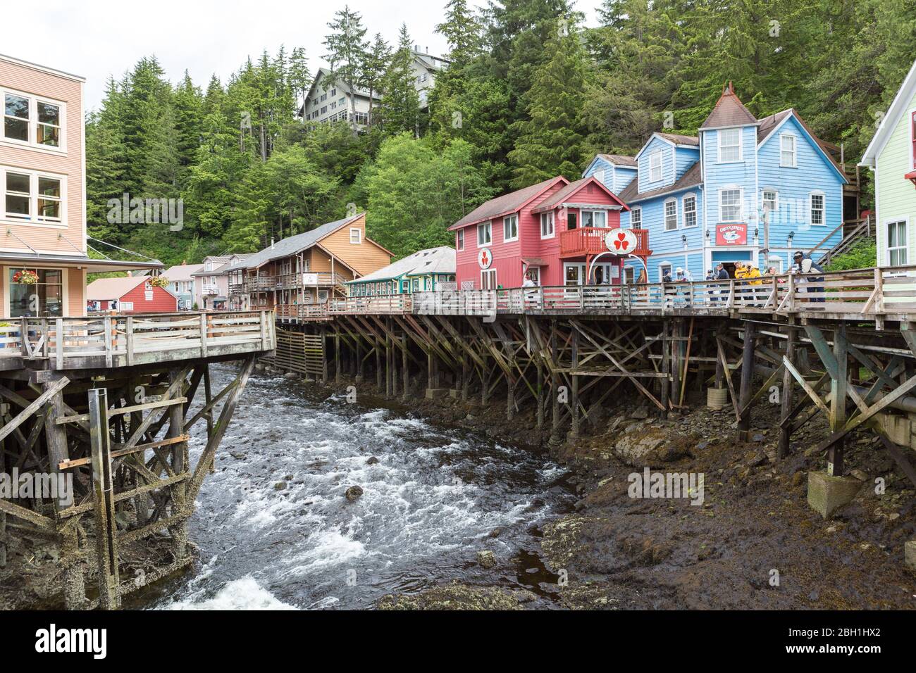 Salmon fishing capital of the world Ketchikan, Alaska, America USA ...