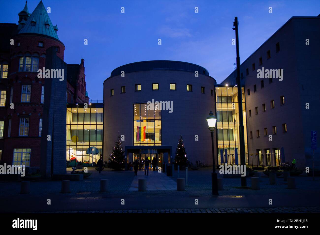 Malmö, Sweden - December 21, 2019: The main entrance to the city ...
