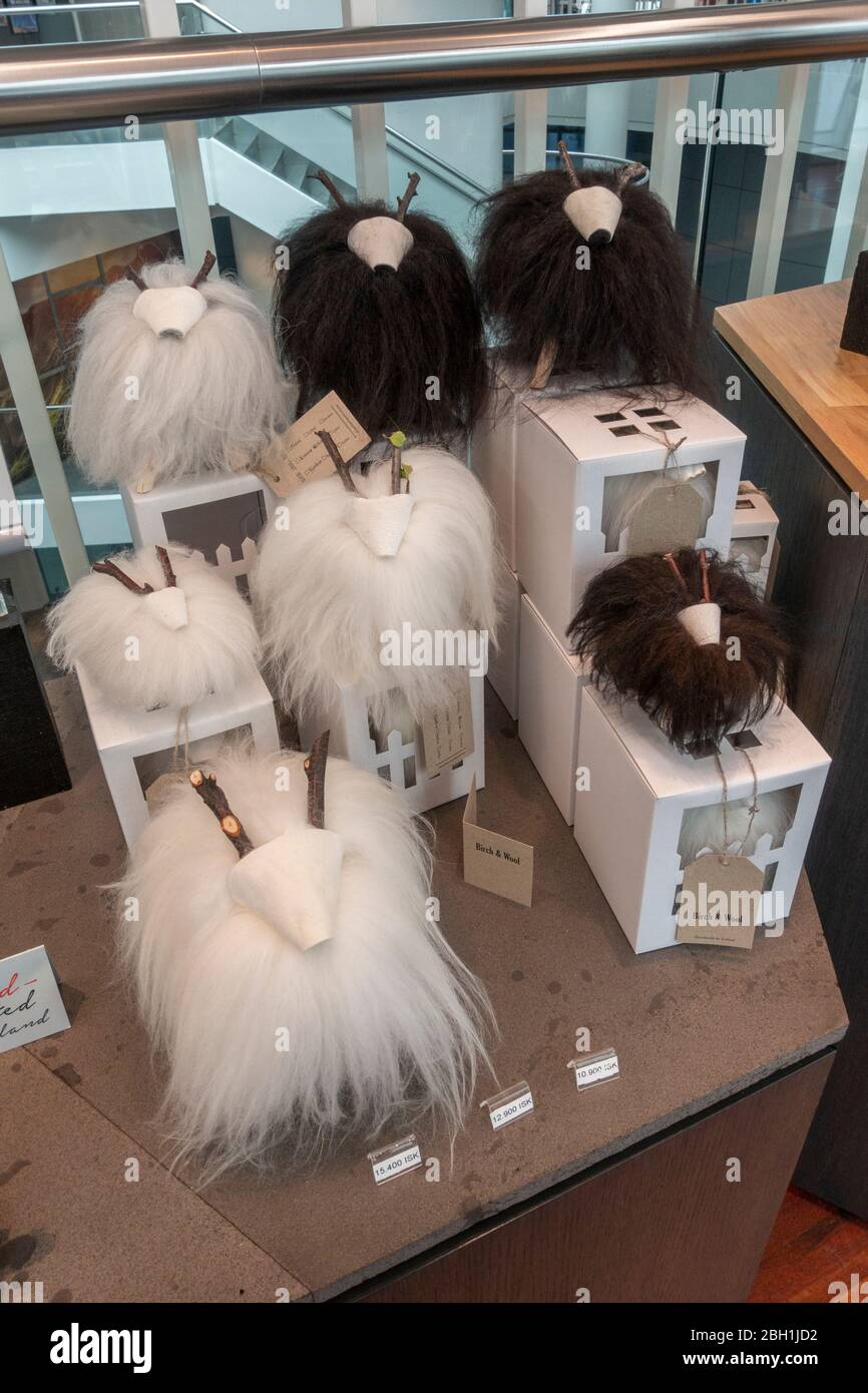 Hand made Icelandic wool ram ornaments, Icelandic gifts for sale in the ...