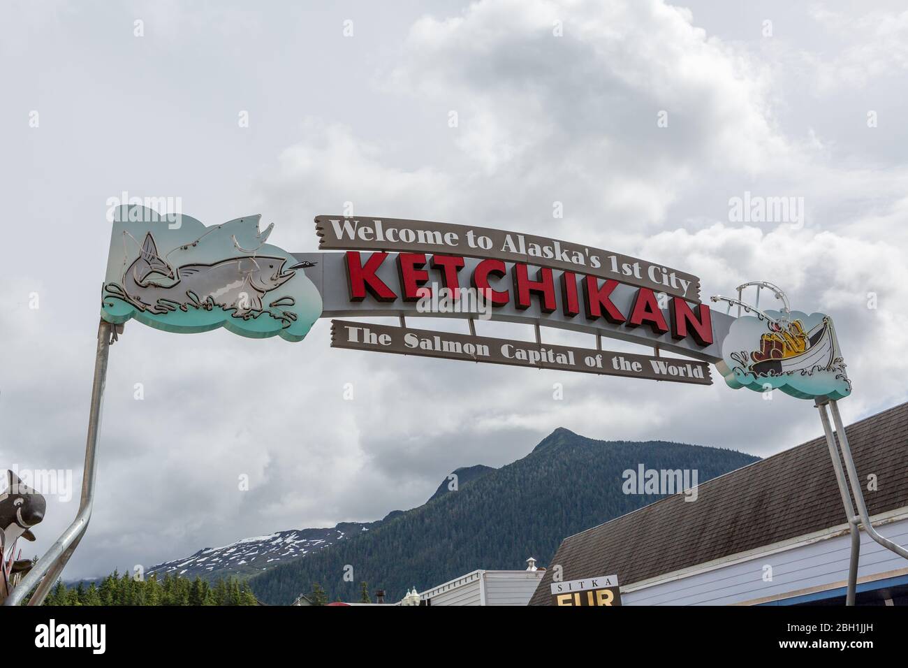 Welcome ketchikan alaska hi-res stock photography and images - Alamy