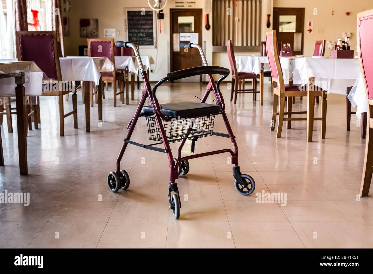 Old Medic Rollator 4 wheel Aluminum With Hand Brake in a old age ...