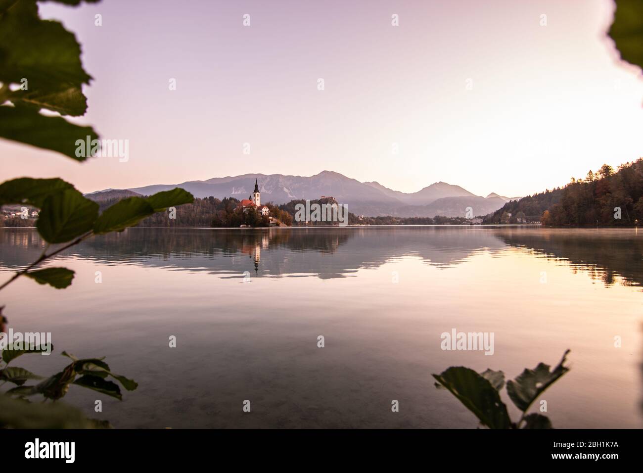 Amazing autumn view bled hi-res stock photography and images - Alamy