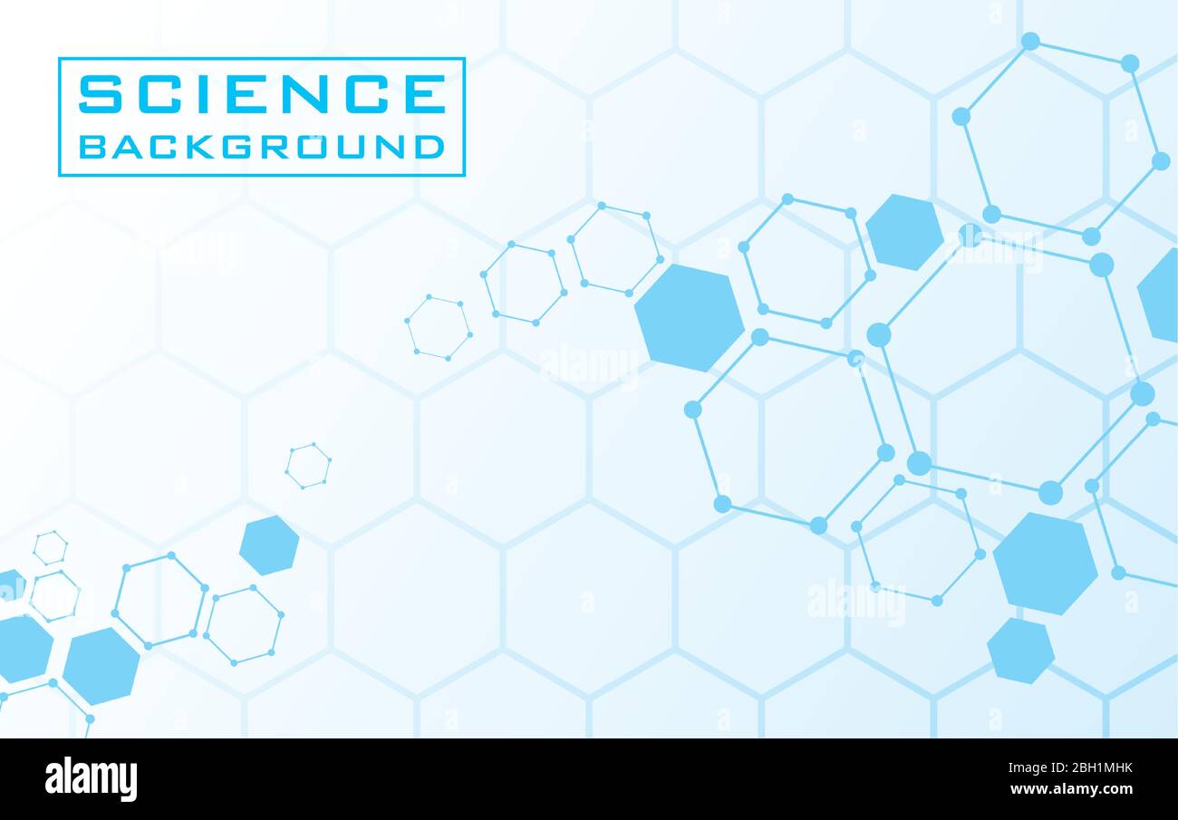 white science background with lines structures Stock Vector Image & Art ...