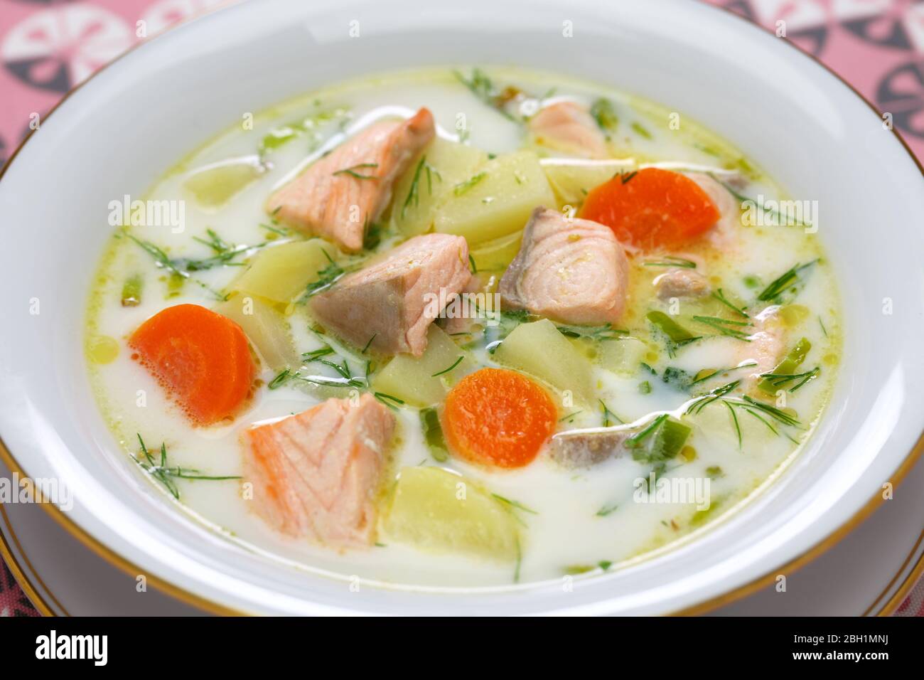 Finnish Lohikeitto Salmon Soup