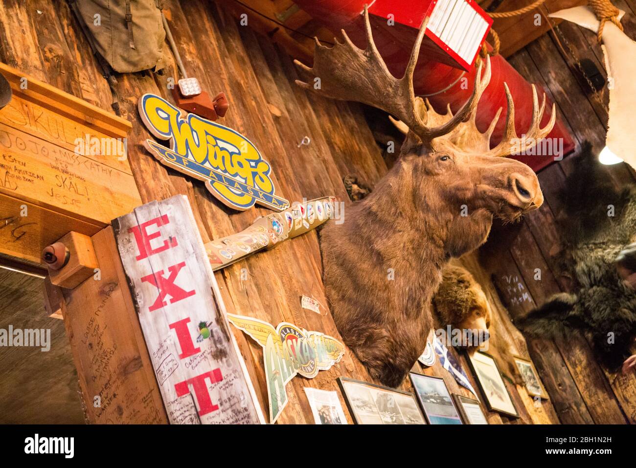 Red Dog Saloon in the Alaskan Capital Juneau, Alaska Stock Photo - Alamy