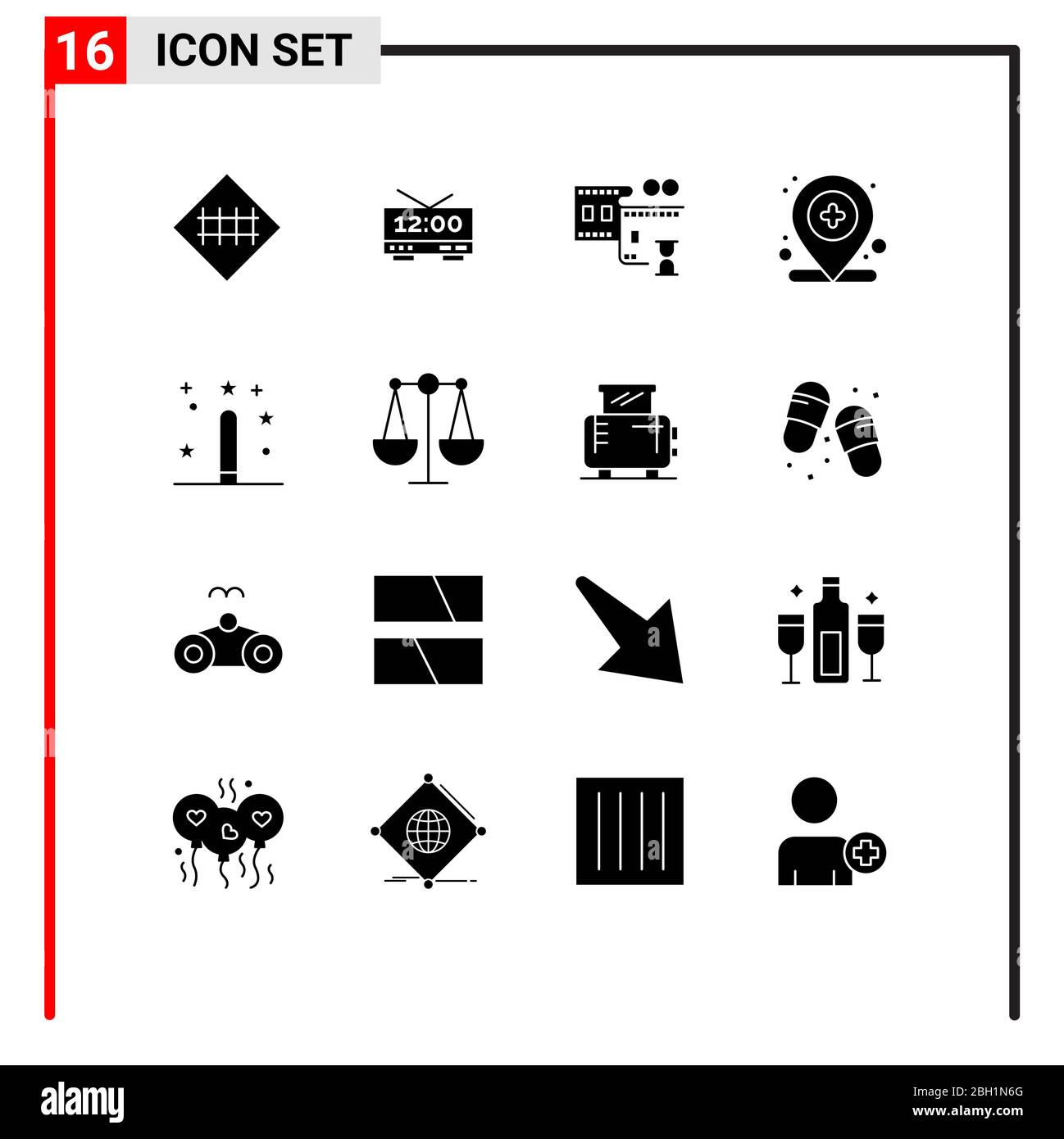 Map symbols hospital Stock Vector Images - Alamy