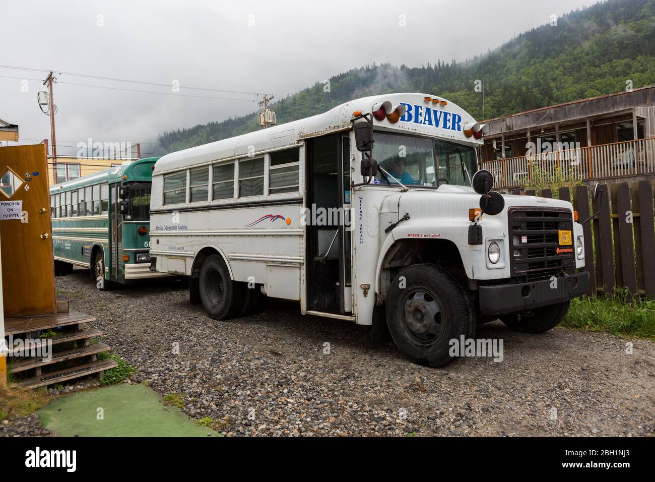 Rusty american school bus hi-res stock photography and images - Alamy