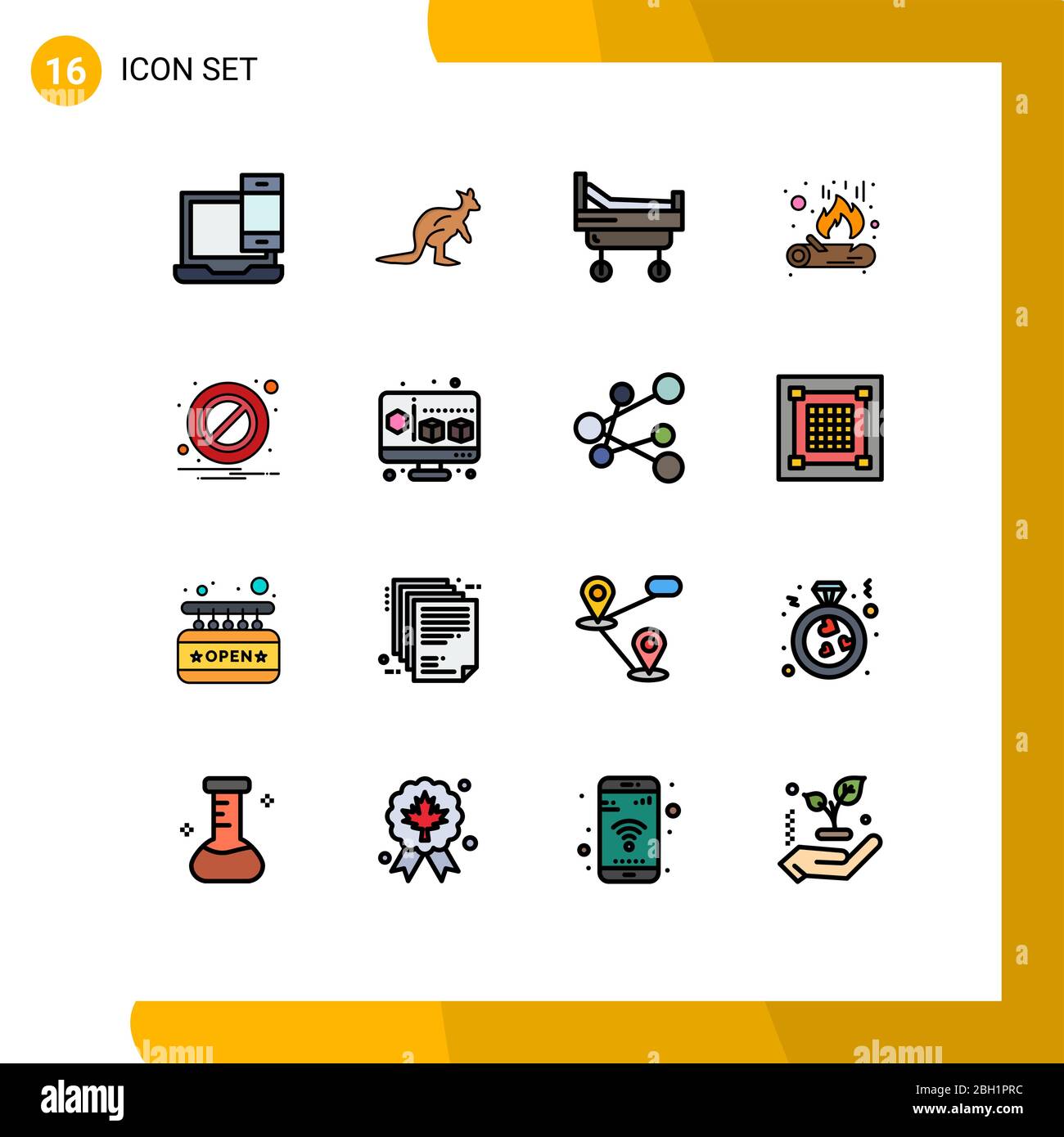 Indigenous australia fire Stock Vector Images - Alamy