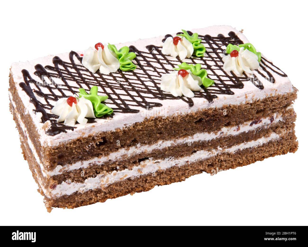 Cake on a white background Stock Photo - Alamy