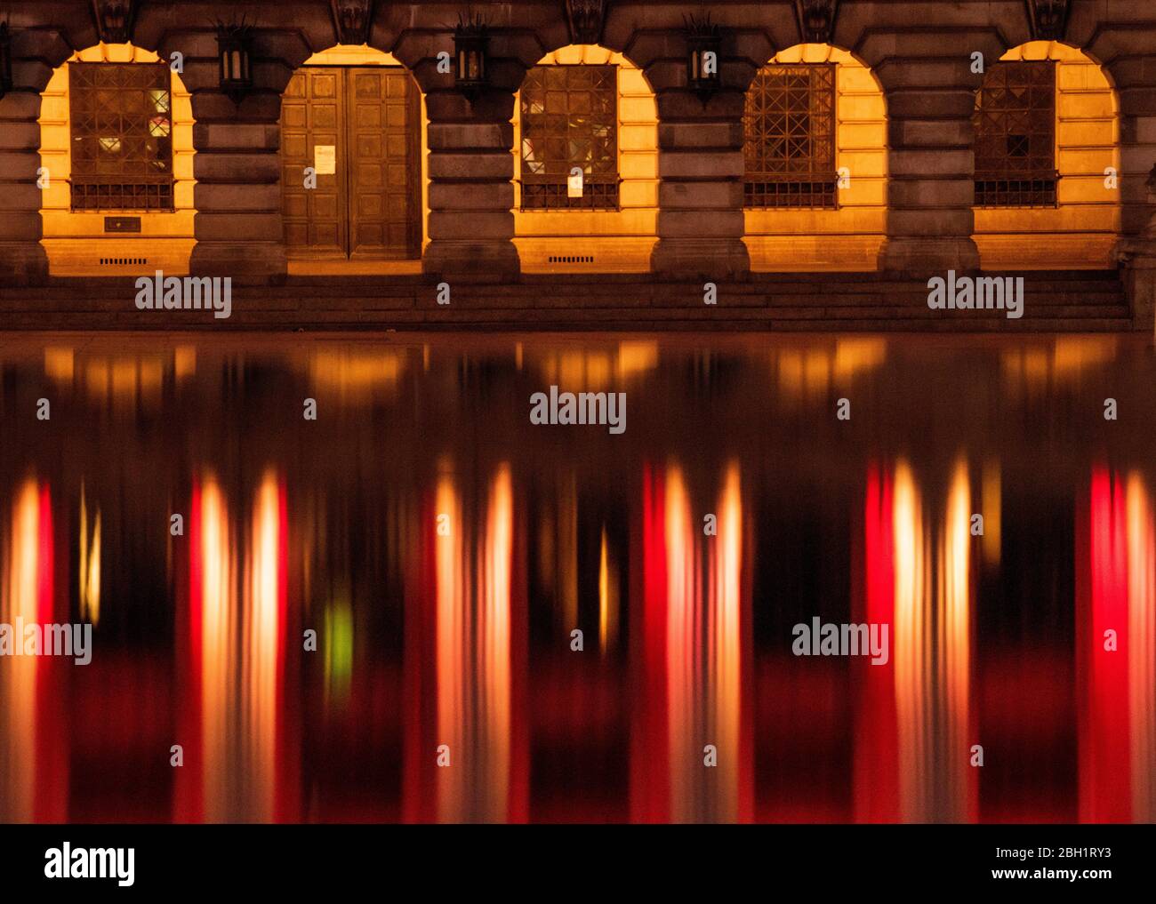 The Council House lit up red for St George's Day in Nottingham City ...