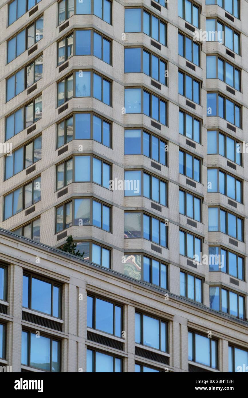 Abstract Architecture in Midtown New York City, NY, USA Stock Photo - Alamy