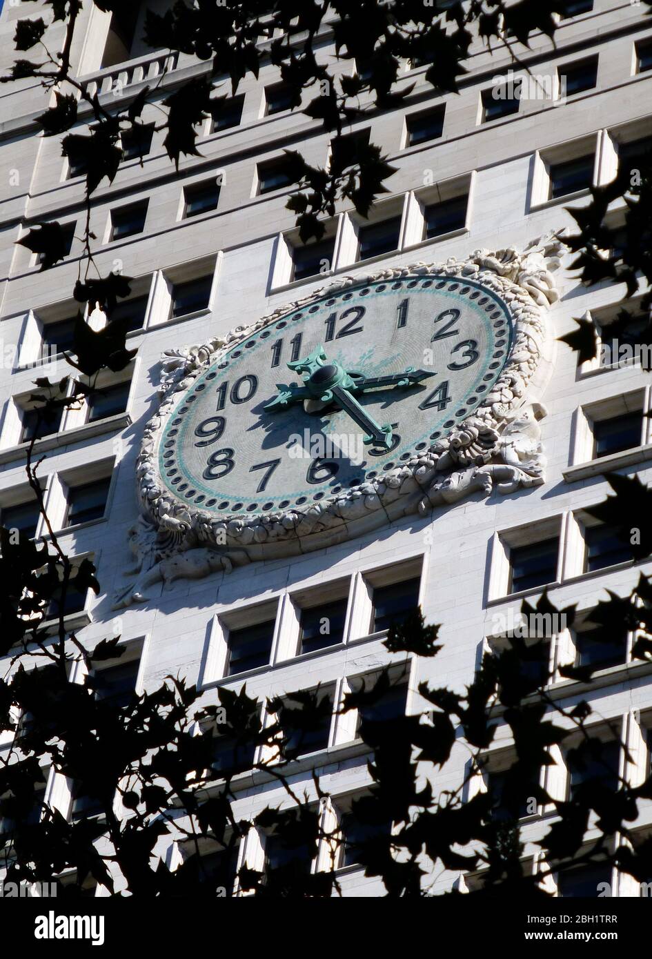 The clock on the Metlife Tower New York City, NY, USA. MetLife Tower ...