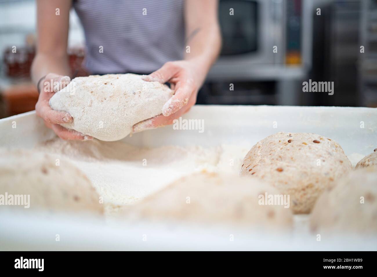 Woman bread close hi-res stock photography and images - Alamy