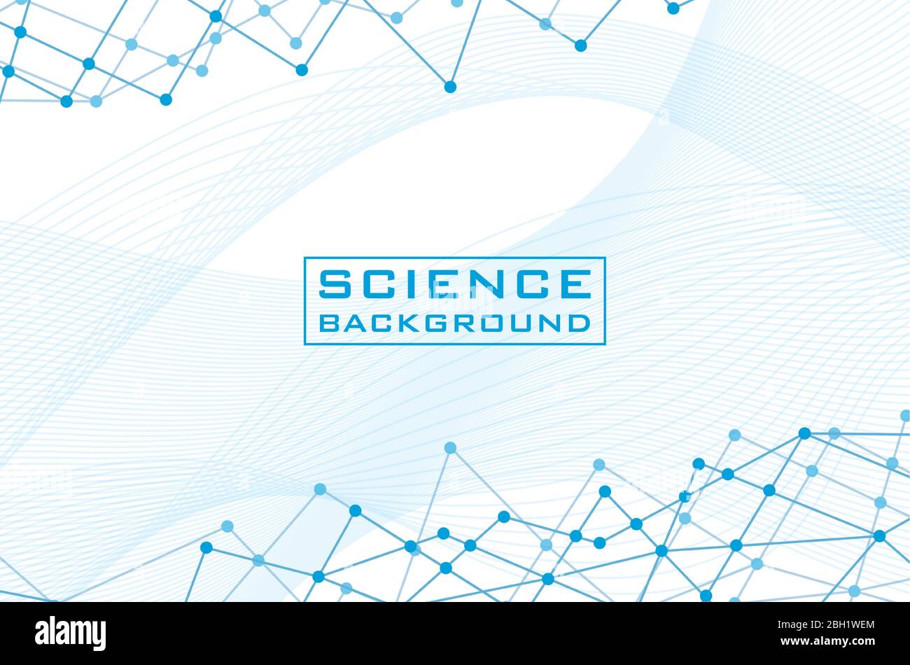 white science background with lines structures Stock Vector Image & Art ...