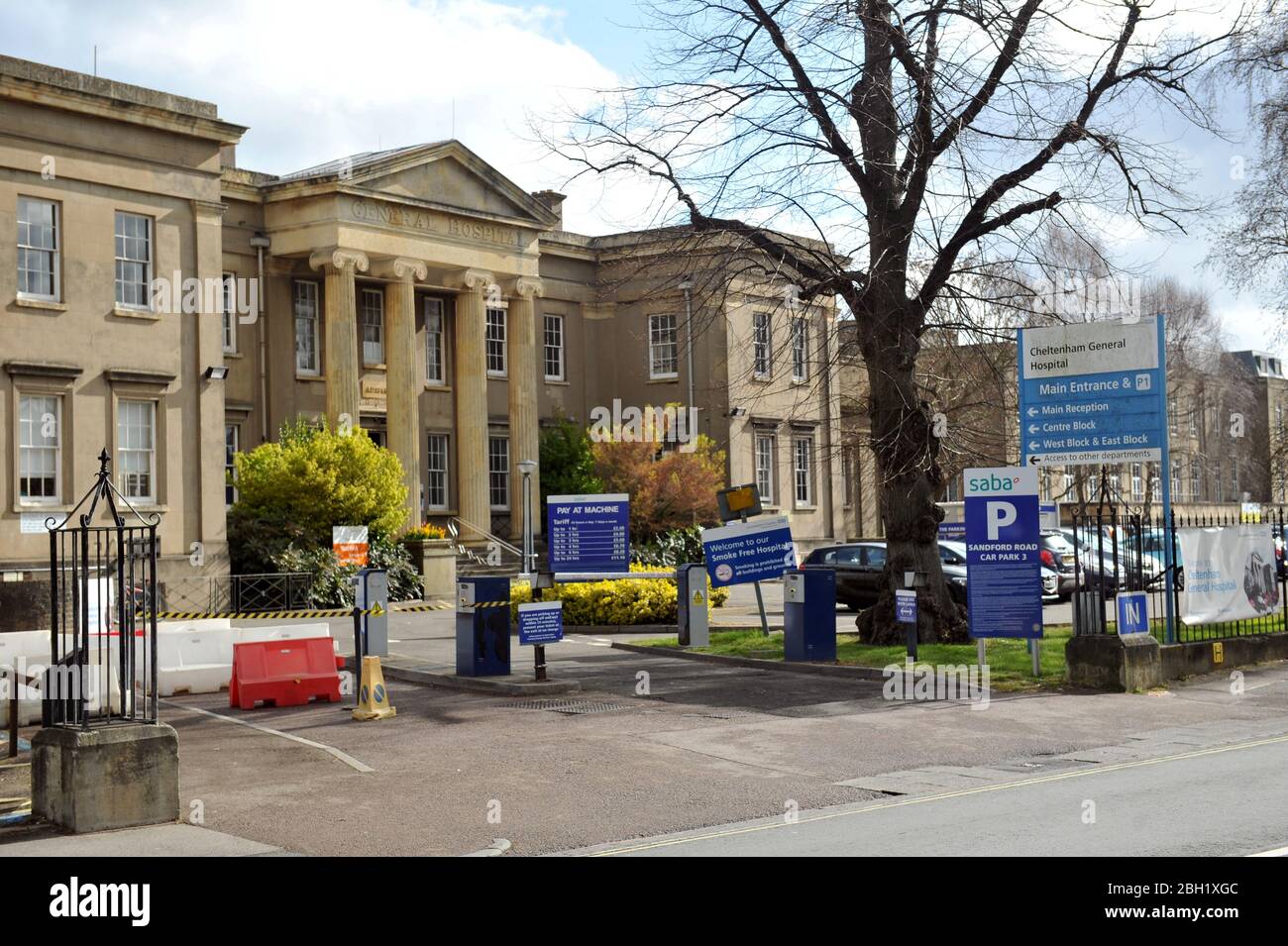 In the midst of the coronavirus pandemic a huge home-made sign has ...