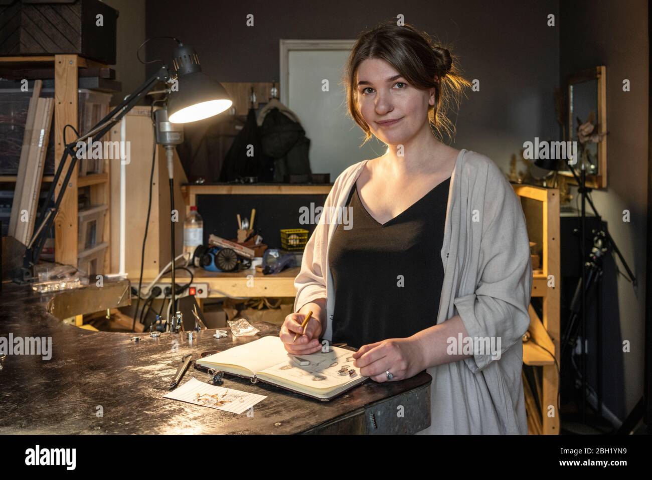 Working on design hi-res stock photography and images - Alamy