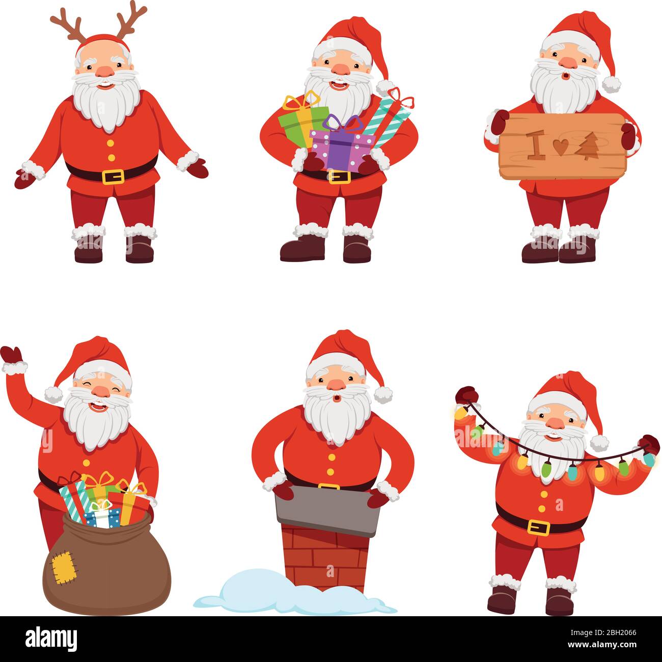 Vintage santa sack Stock Vector Images - Alamy