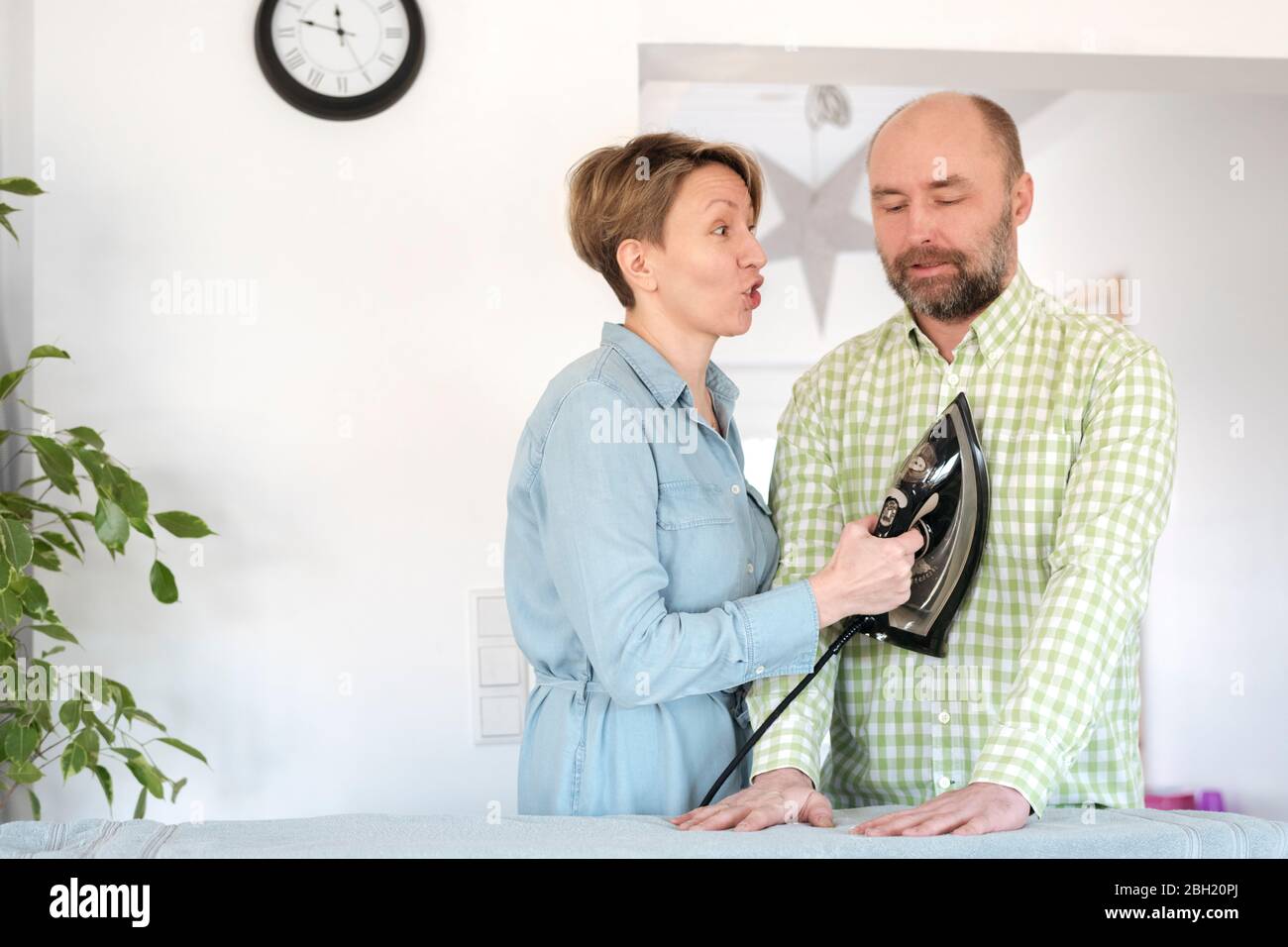 Ironing board funny hi-res stock photography and images - Alamy