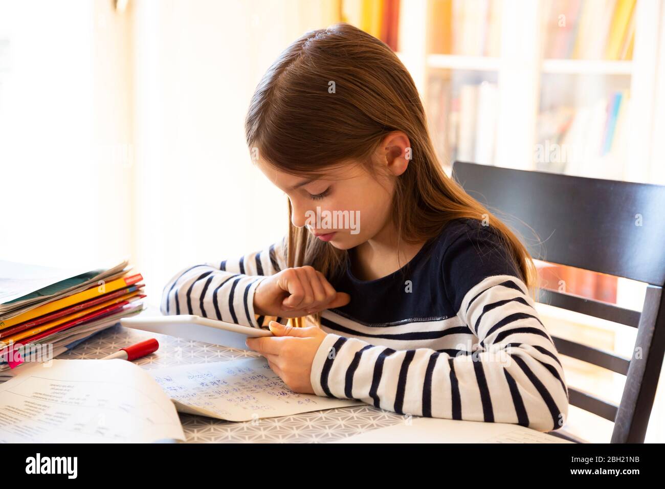 Digital homework hi-res stock photography and images - Alamy