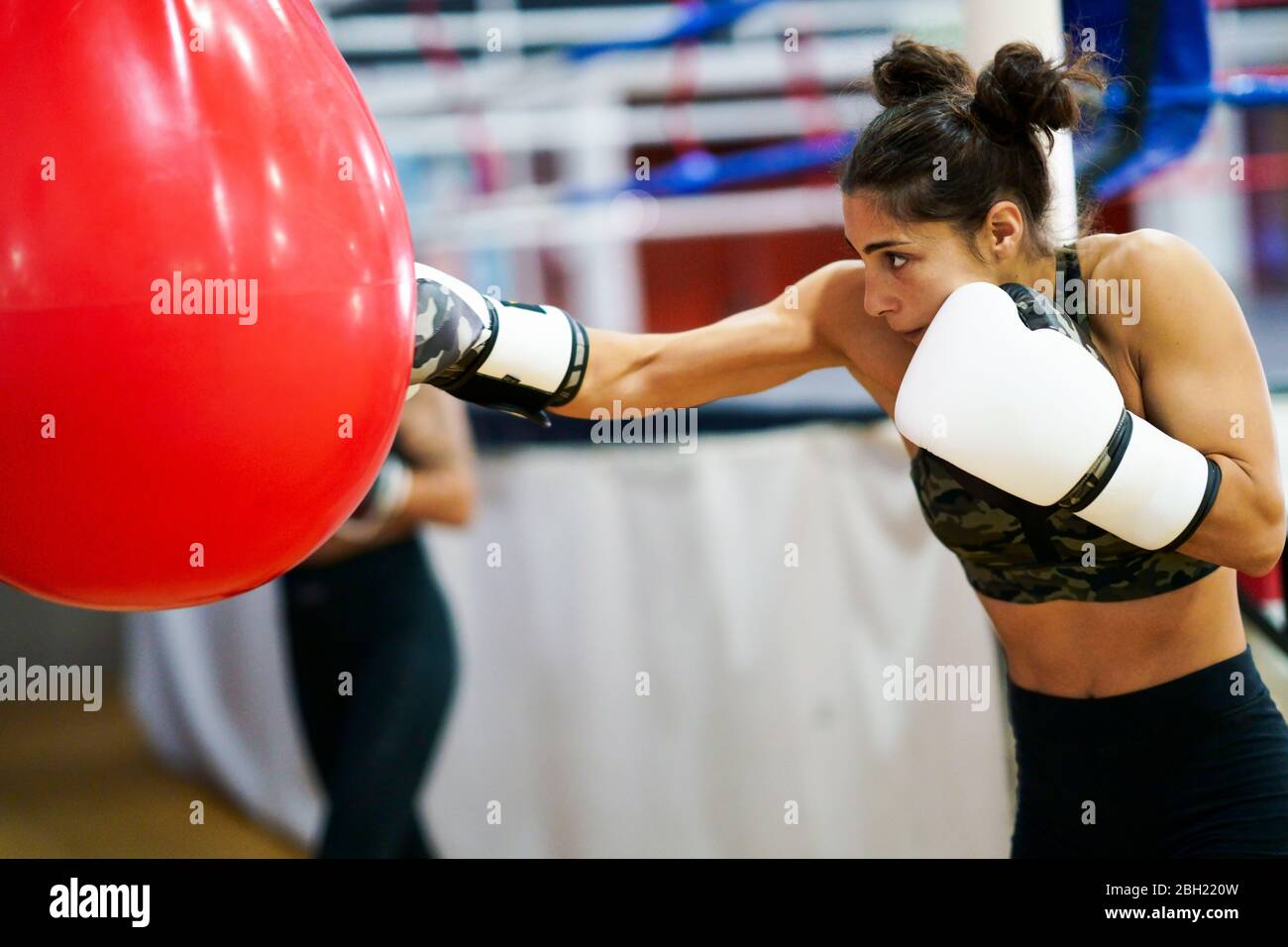 Female boxer punch hi-res stock photography and images - Alamy