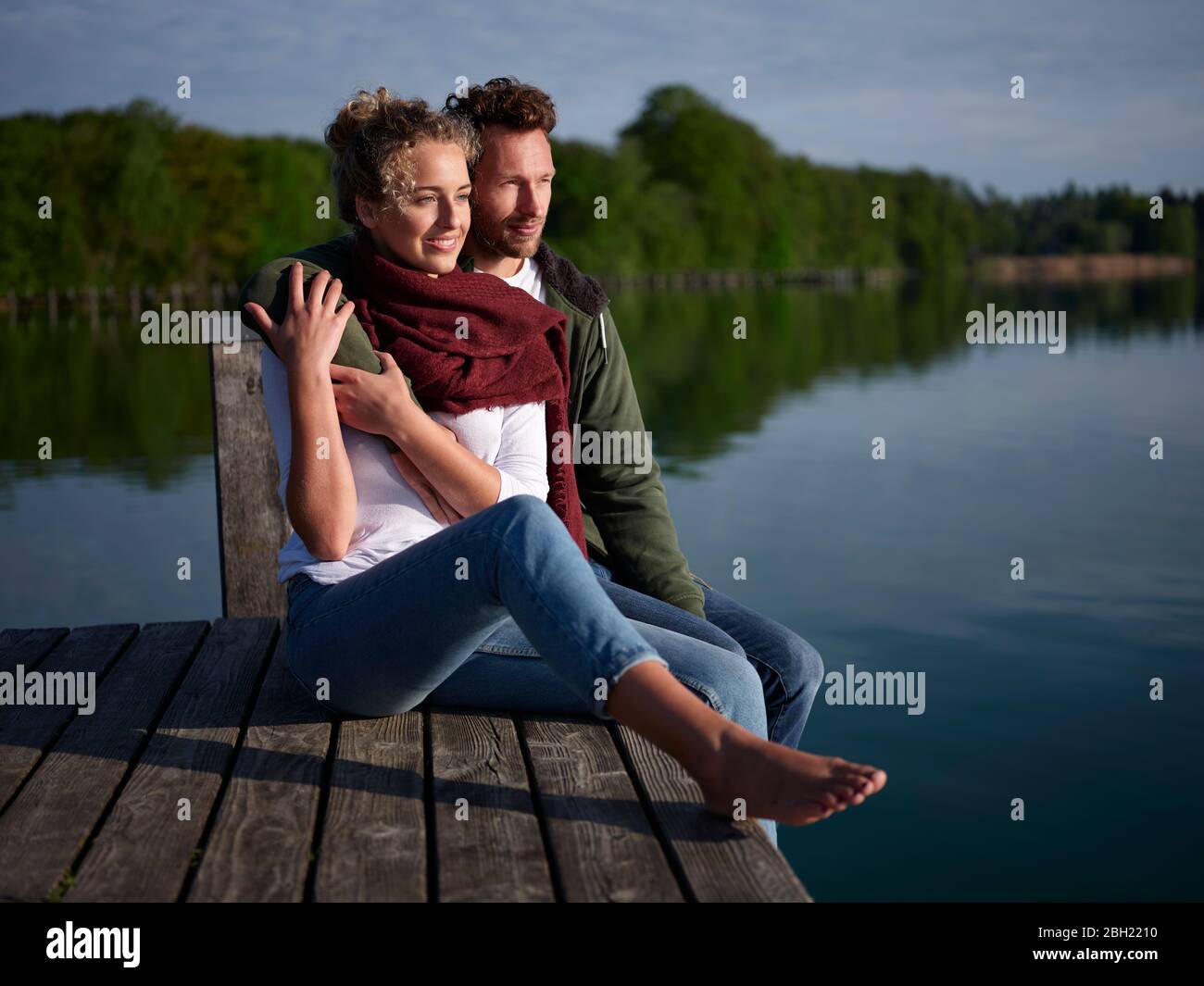 Romantic bathing jetty hi-res stock photography and images - Alamy