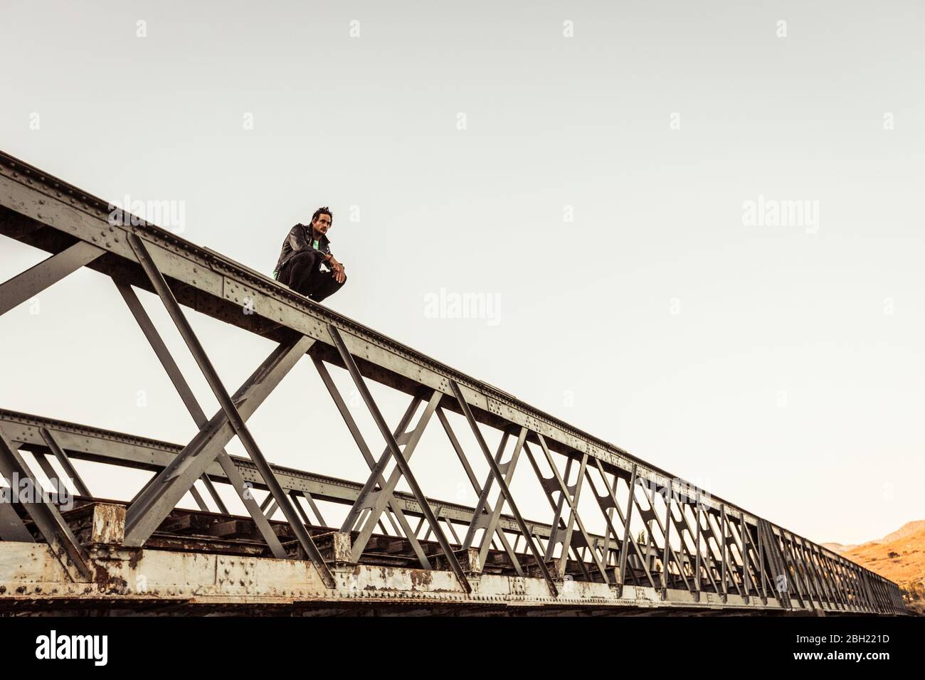 Old man at bridge hi-res stock photography and images - Alamy