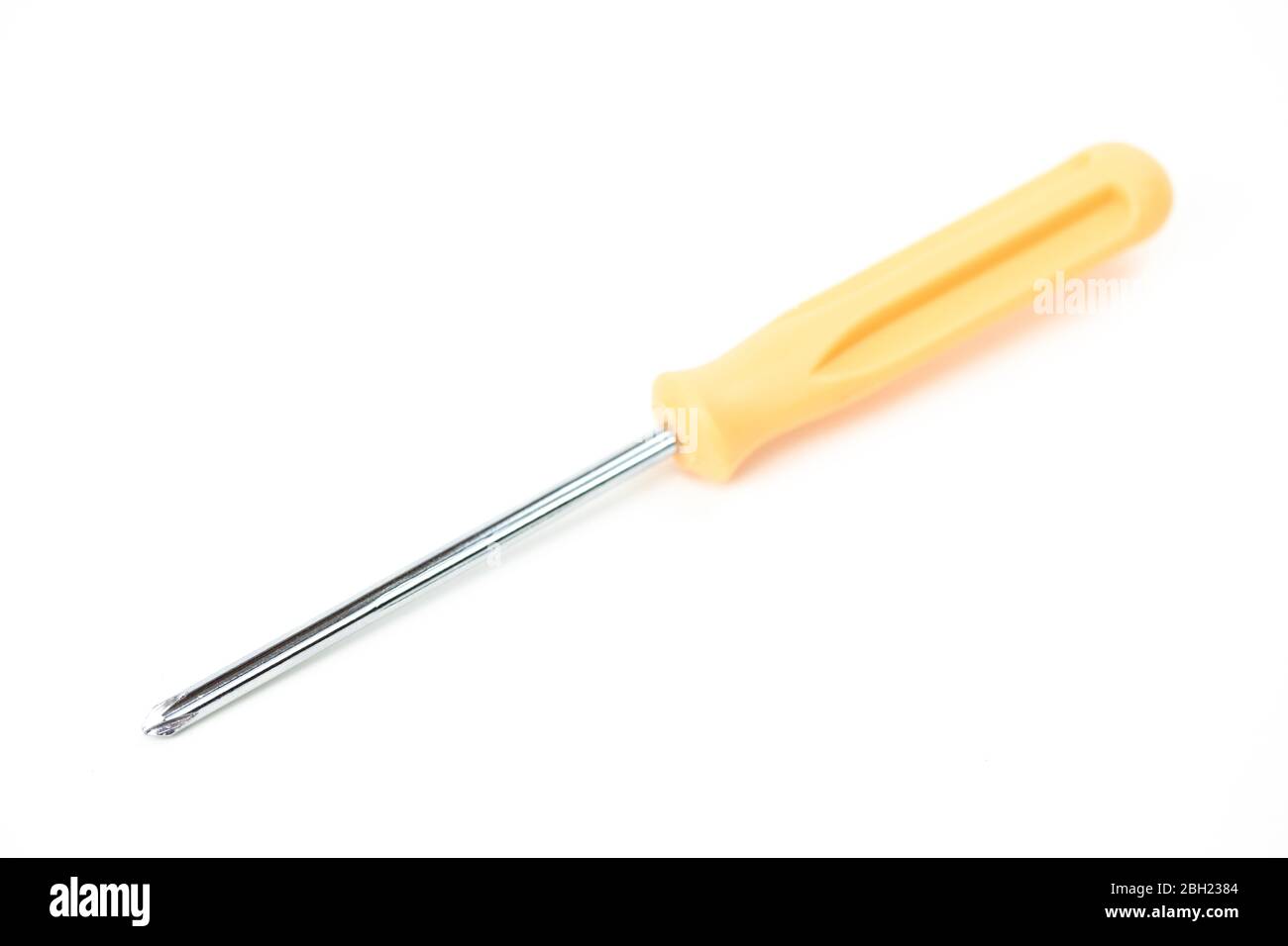 screwdriver orange handle isolated on white background Single object ...