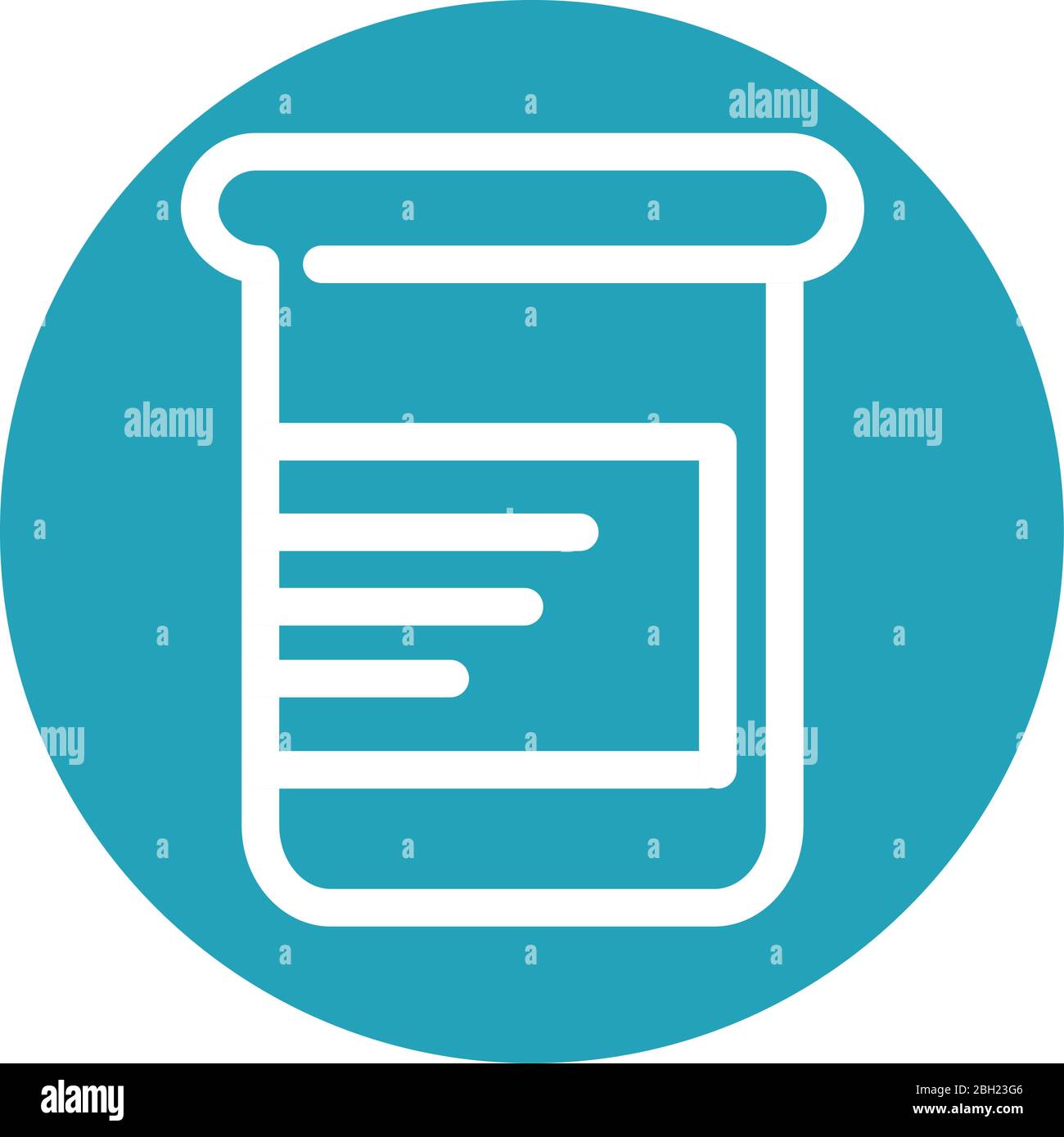 sample container laboratory medical and health care vector illustration ...