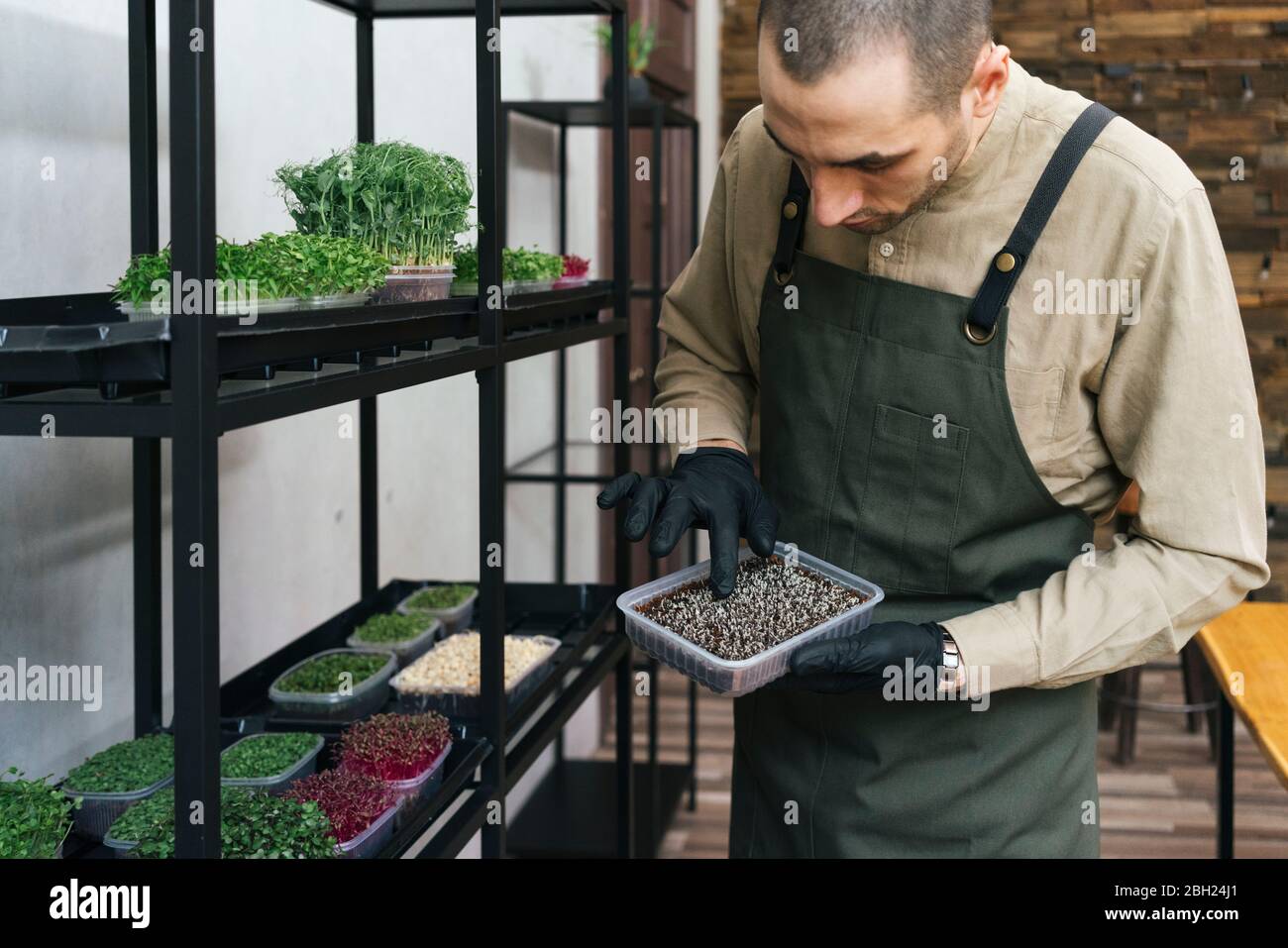 Checking soil hi-res stock photography and images - Alamy