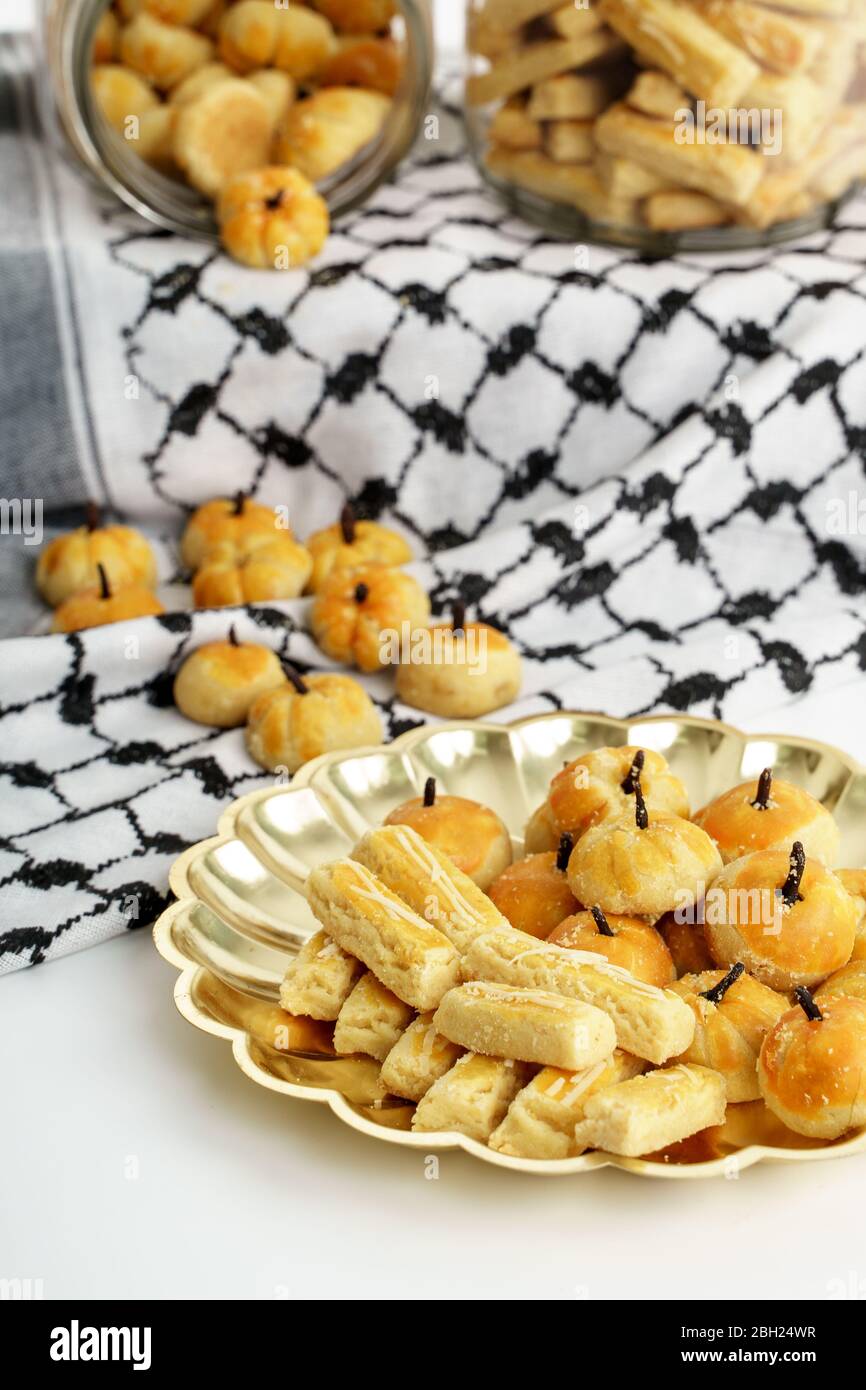 set of indonesian traditional ramadan snack. nastar Stock Photo - Alamy