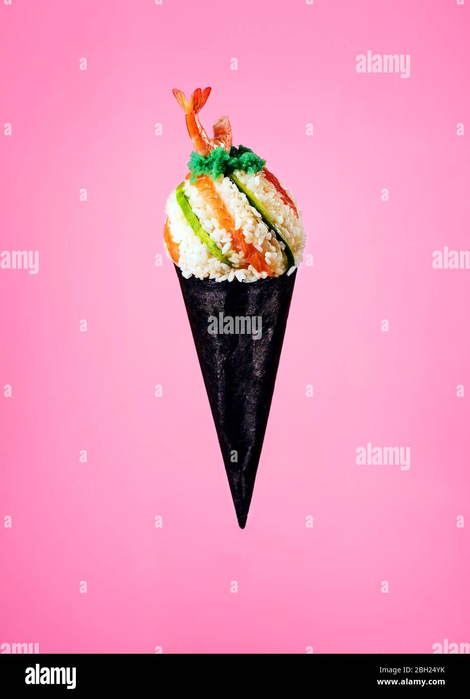 Sushi ice cream cone rice hi-res stock photography and images - Alamy