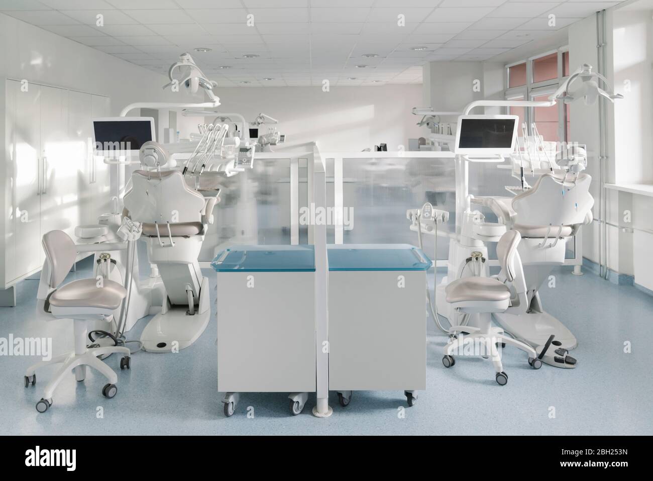 Interior of modern dental clinic Stock Photo - Alamy