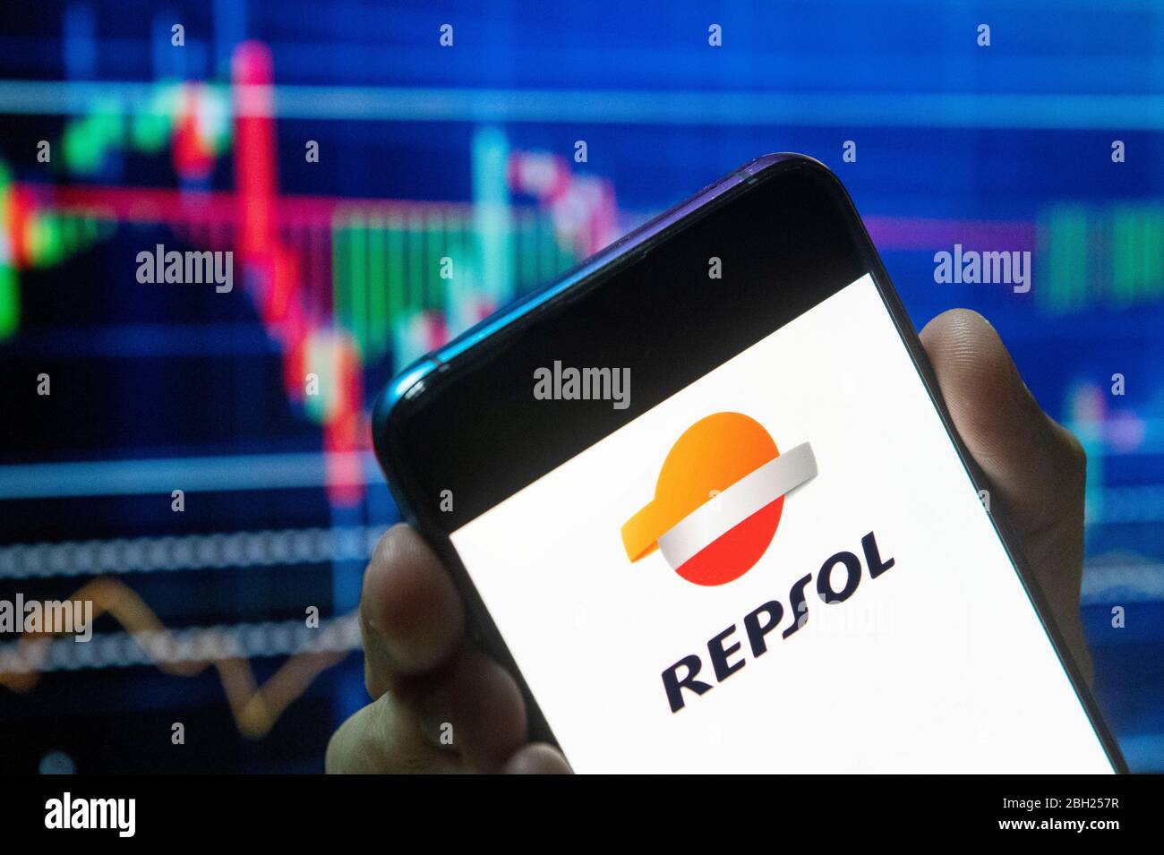 Repsol logo hi-res stock photography and images - Alamy