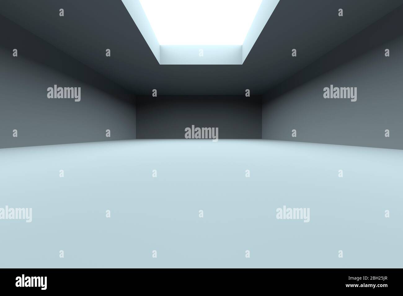 Three dimensional render of interior of empty hall Stock Photo - Alamy