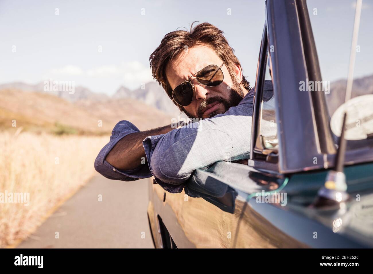 Man convertible car hi-res stock photography and images - Alamy