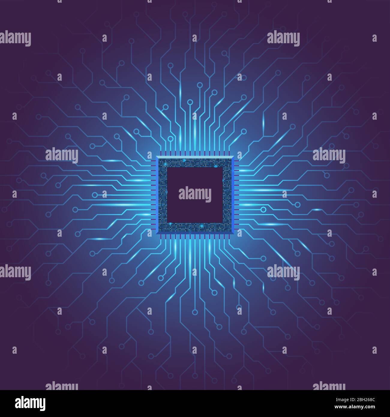 Machine deep learning technology background template. EPS 10 Stock ...