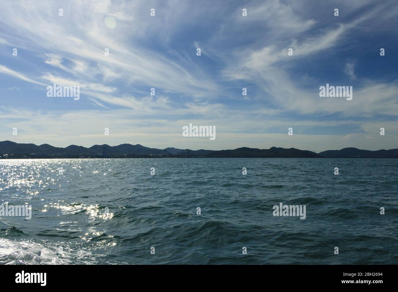 Sea landscape at Thailand, Siam bay Stock Photo - Alamy