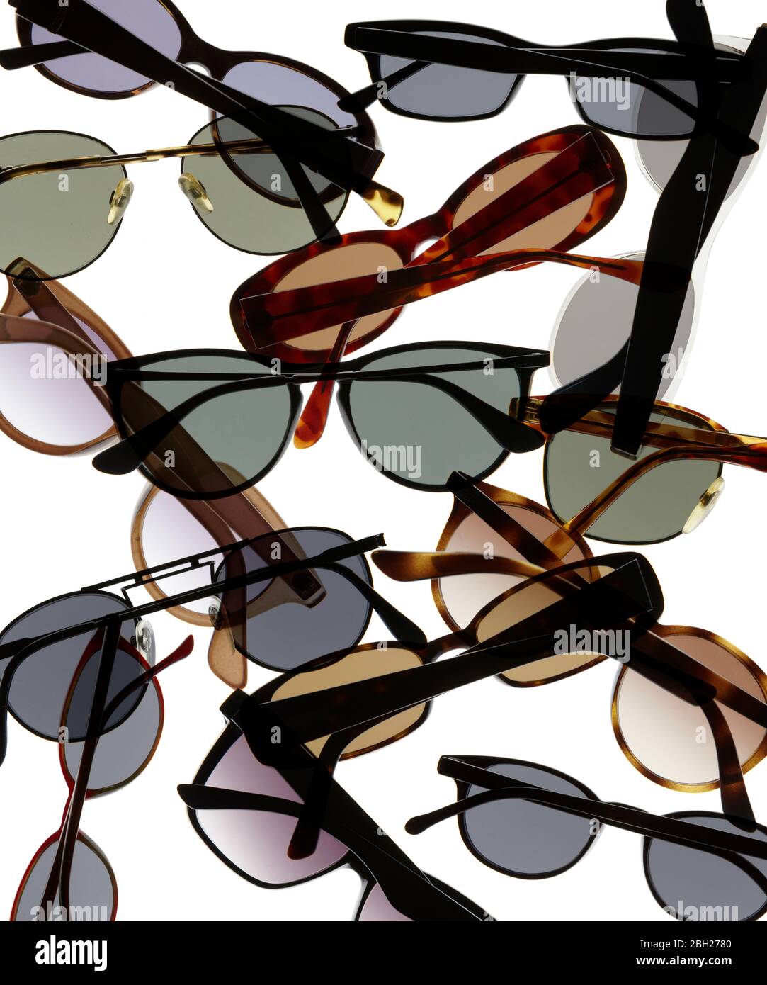 Collection of various sunglasses Stock Photo - Alamy